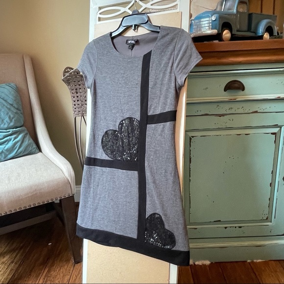 Amy Byer | Dresses | Y2k Amy Byer Sequin Heart Dress | Poshmark